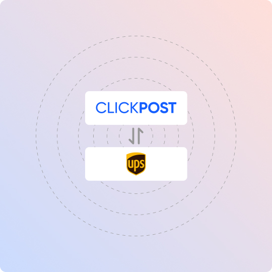 UPS API Integration & Tracking with ClickPost